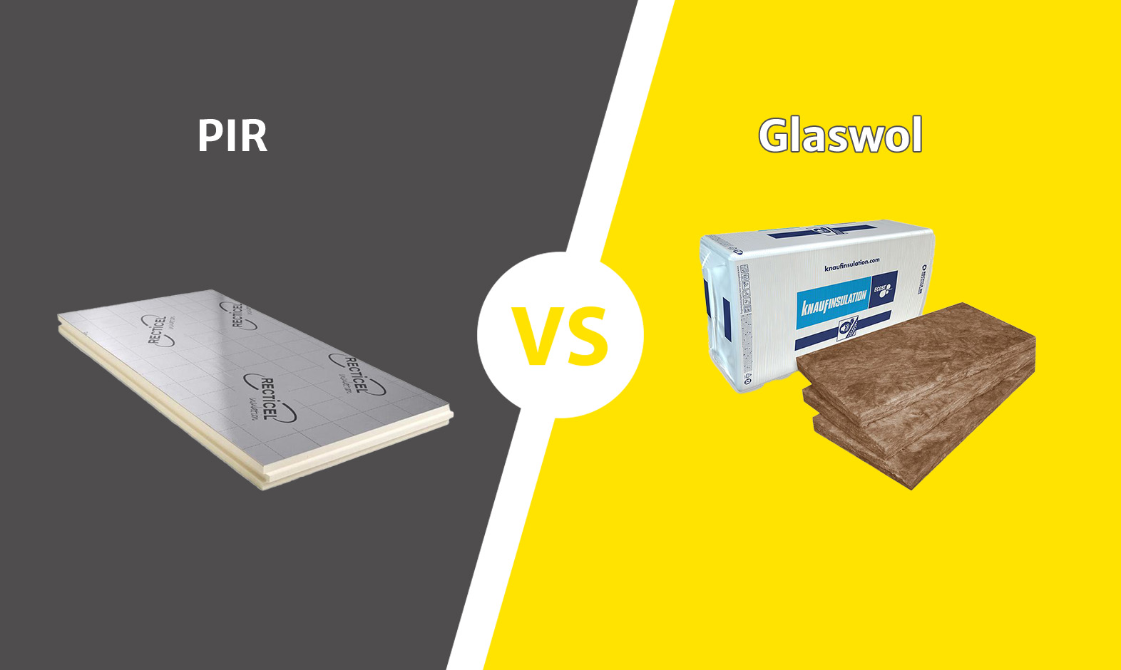 Kies je PIR of glaswol isolatie?