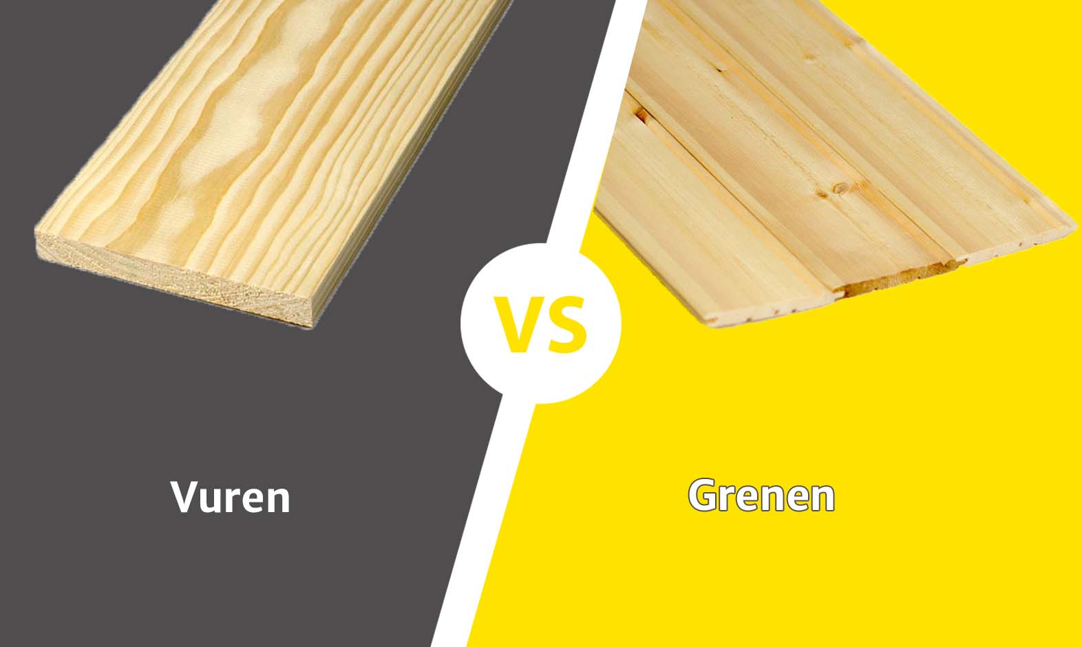 Wat is het verschil tussen vuren- en grenenhout? | Kennisbank