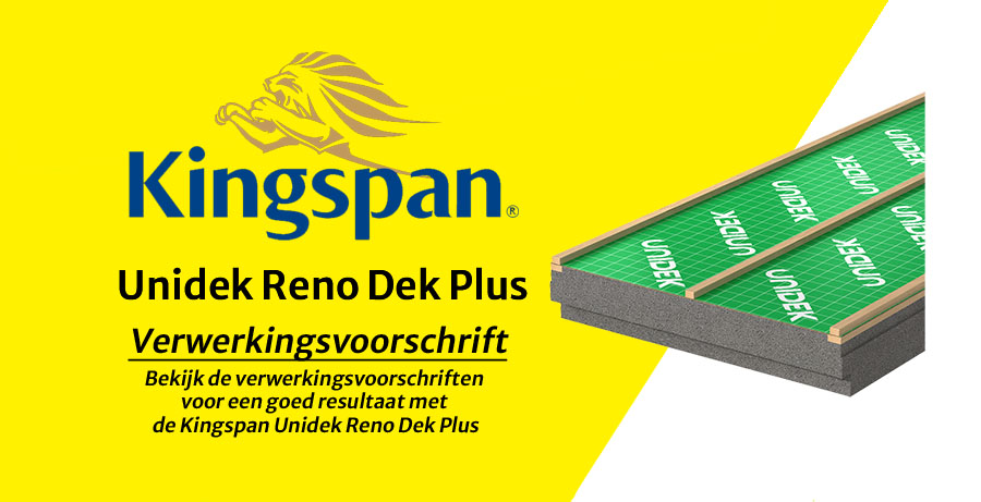 Kingspan Unidek Reno Dek Plus | Sleiderink.nl